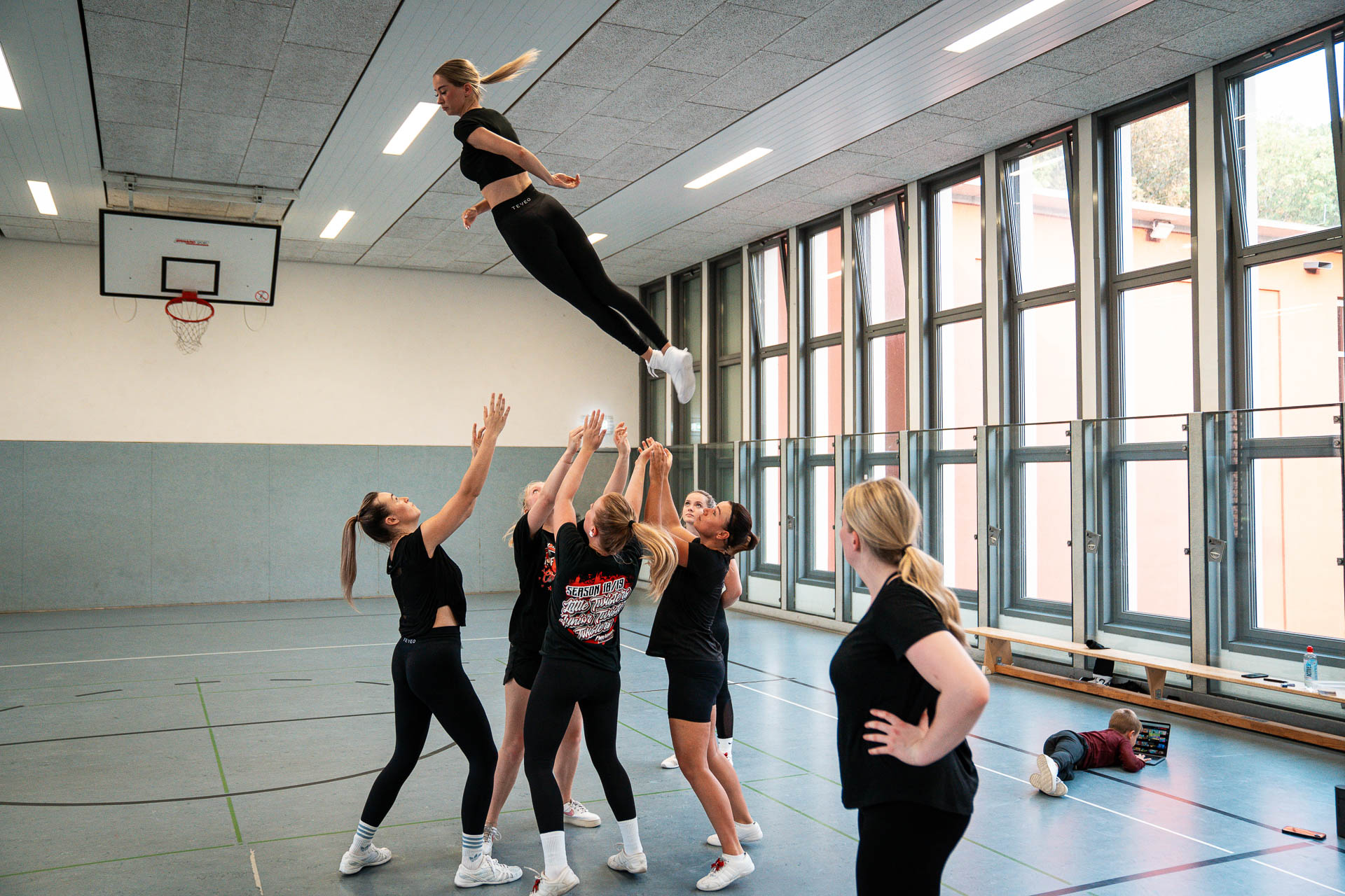 Training - Cheerleader des 1. FC Köln